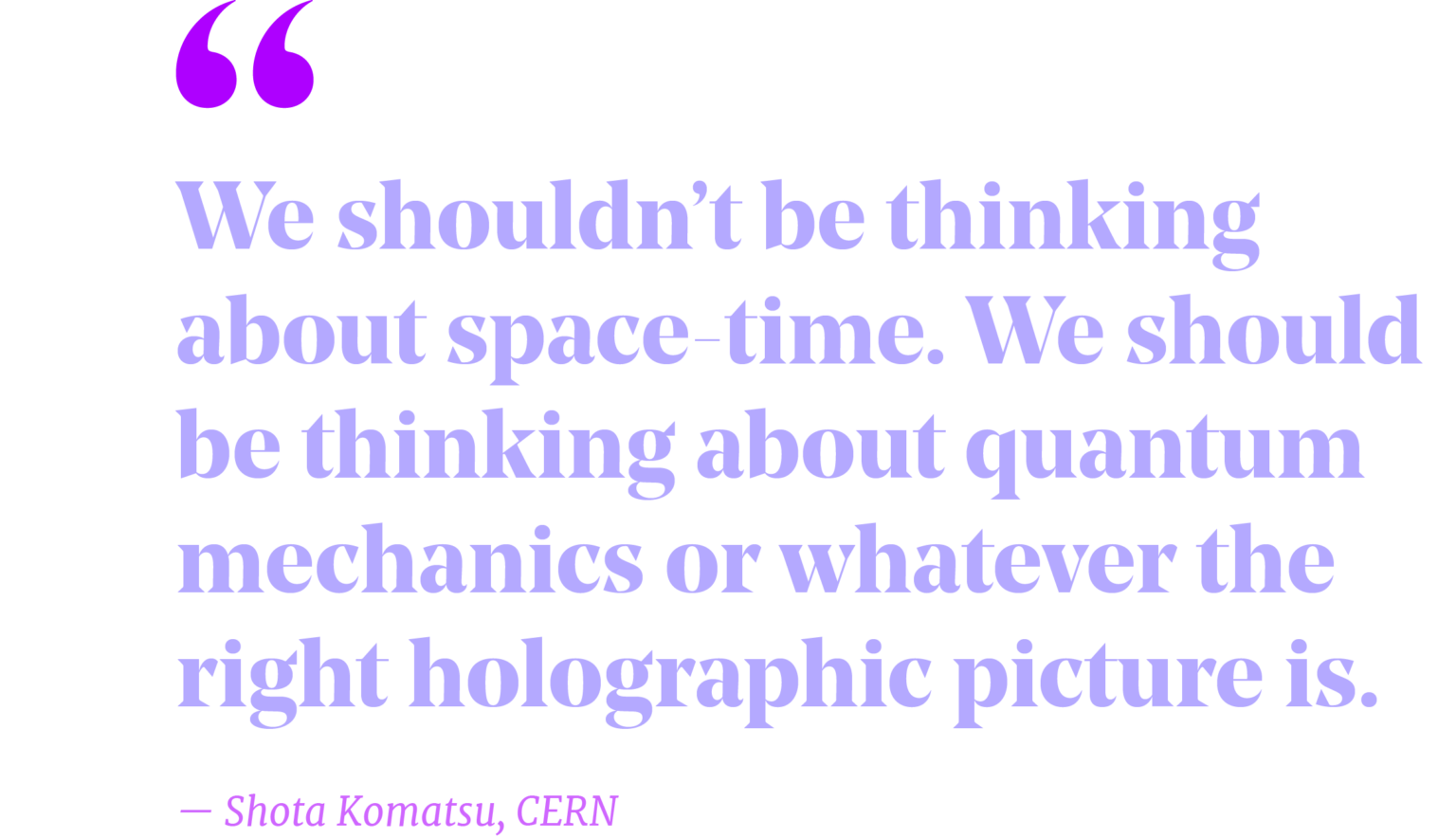 The Two Faces of Space-Time | Quanta Magazine